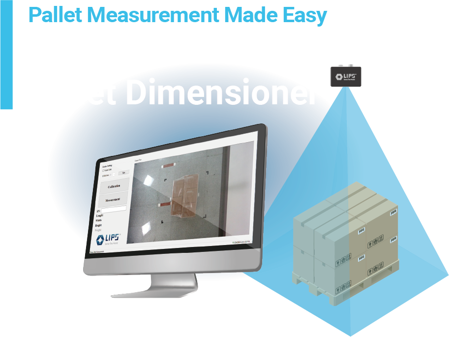 Pallet Dimensioner Solution | LIPSMetric Pallet Dimensioner Camera Kit