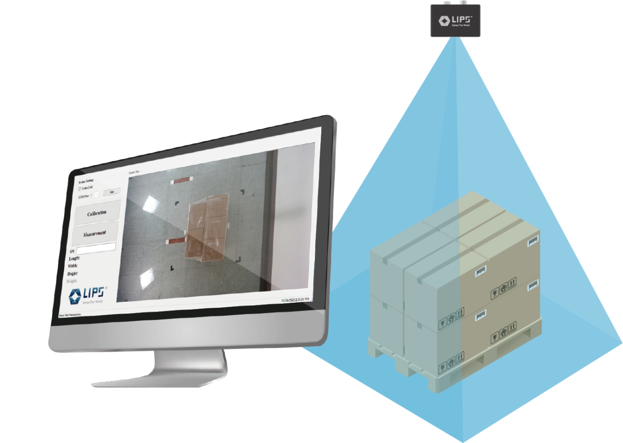 Pallet Dimensioner Solution | LIPSMetric Pallet Dimensioner Camera Kit