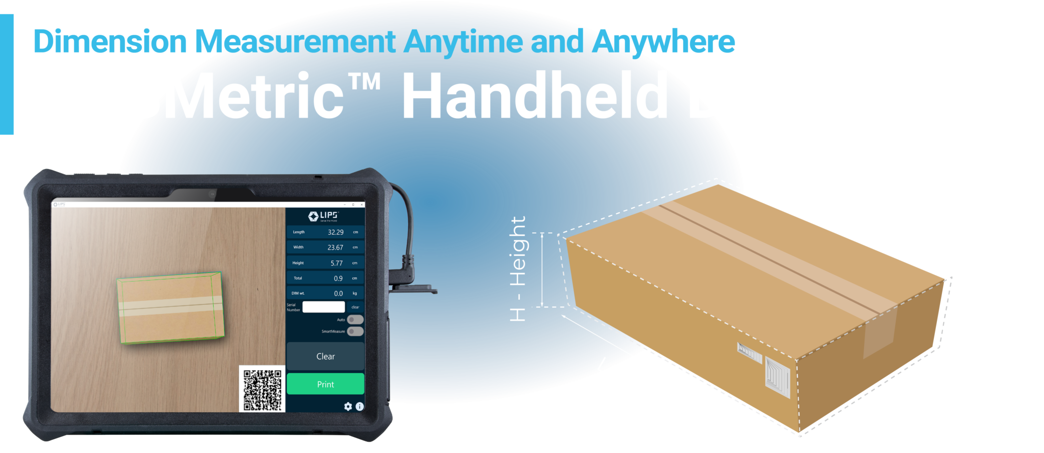Mobile Dimensional Measurement Solution | LIPS Handheld Dimensioner
